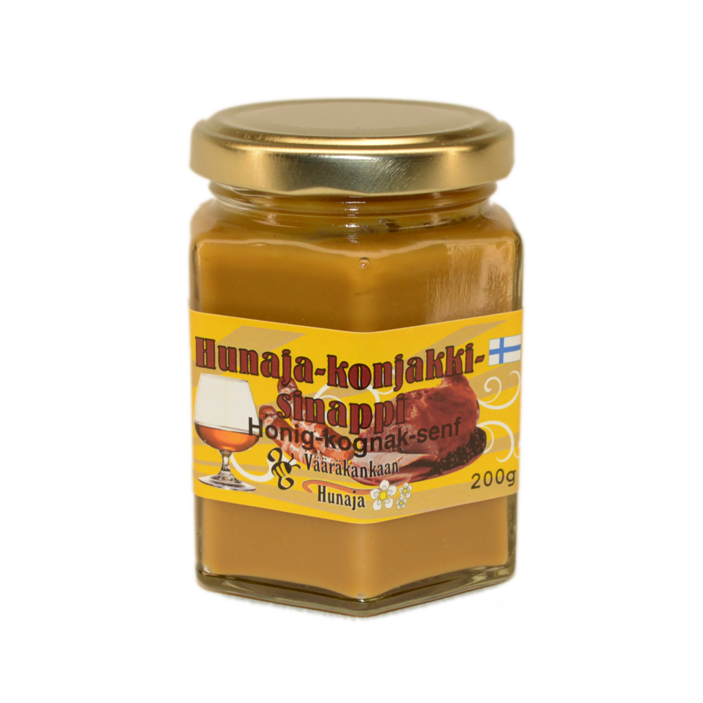 Hunaja-Konjakki-Sinappi 200g - Vääräkankaan Hunaja Shop